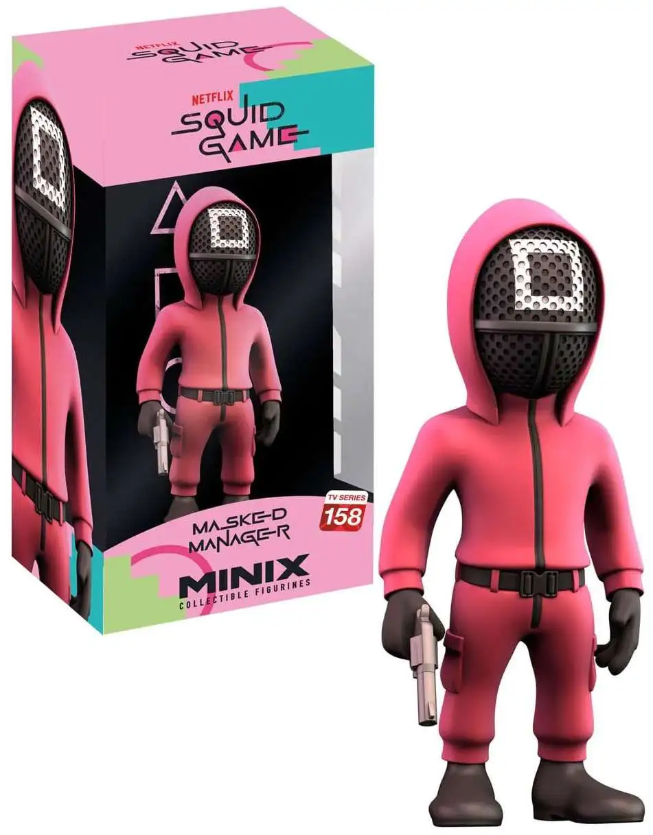 Squid Game Masked Square Guard 4.75 Vinyl Figure 16594 MINIX - ToyWiz