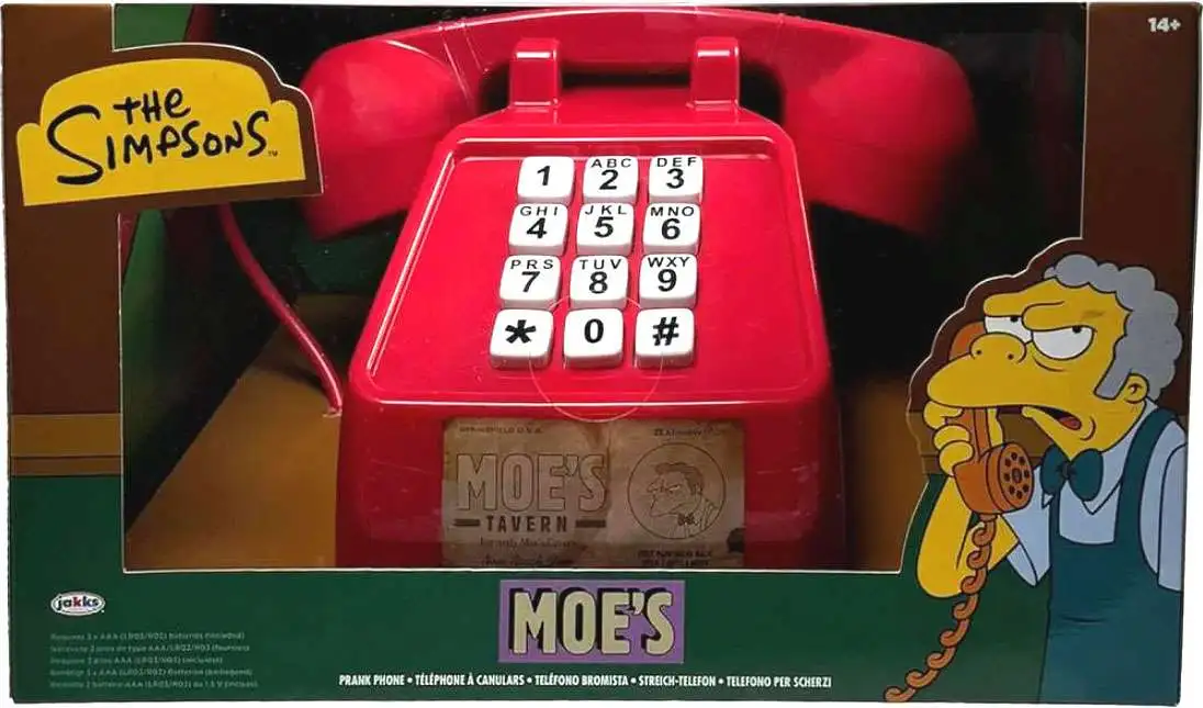 The Simpsons Moes Tavern Prank Phone Over 10 Prank Telephone Calls ...