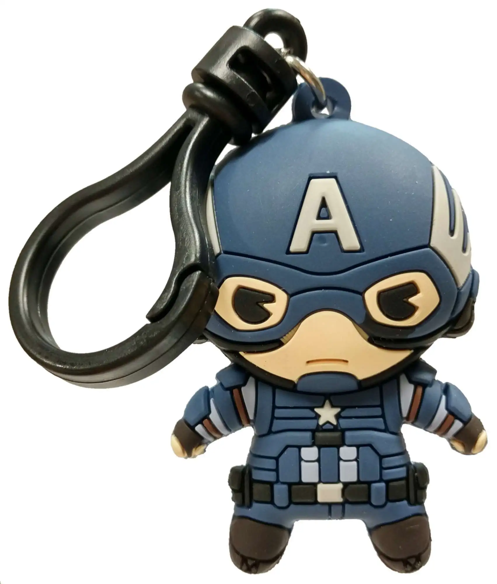 Marvel 3D Figural Bag Clip Avengers Game Series 1 Captain America ...