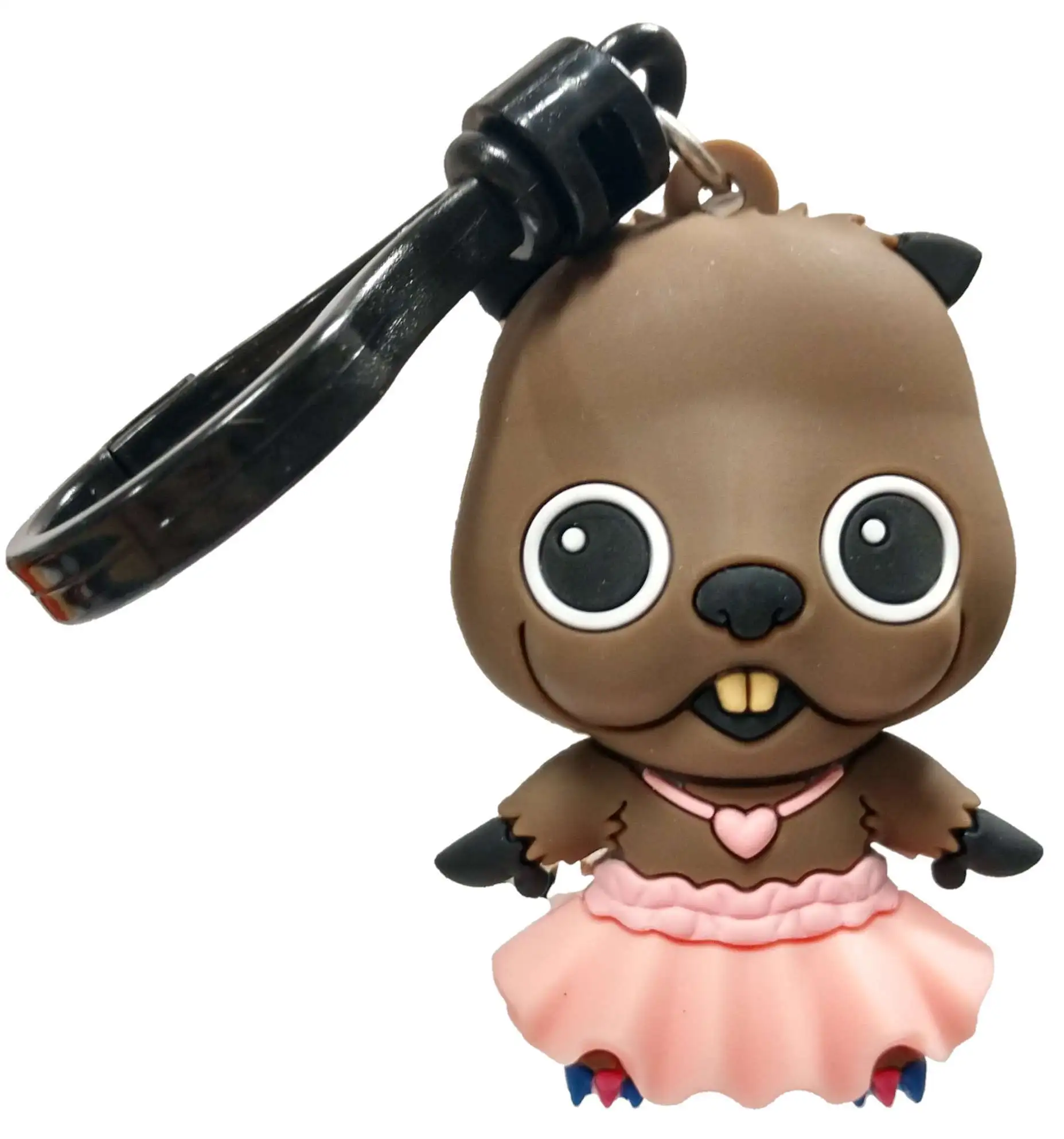 DC 3D Figural Keyring Birds of Prey Beaver in Tutu Keychain Loose ...