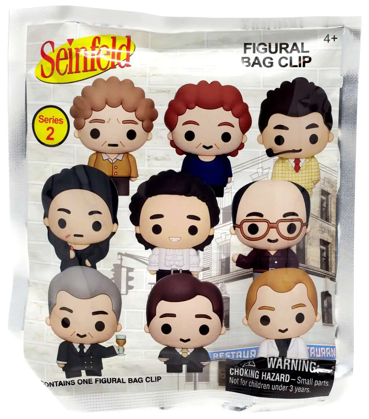 Seinfeld 3D Figural Foam Bag Clip Seinfeld Series 2 Mystery Box 24 ...