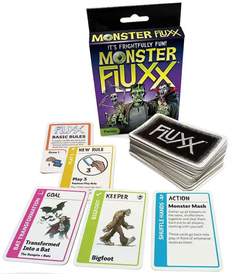 Fluxx Monster Fluxx Card Game Looney Labs - ToyWiz