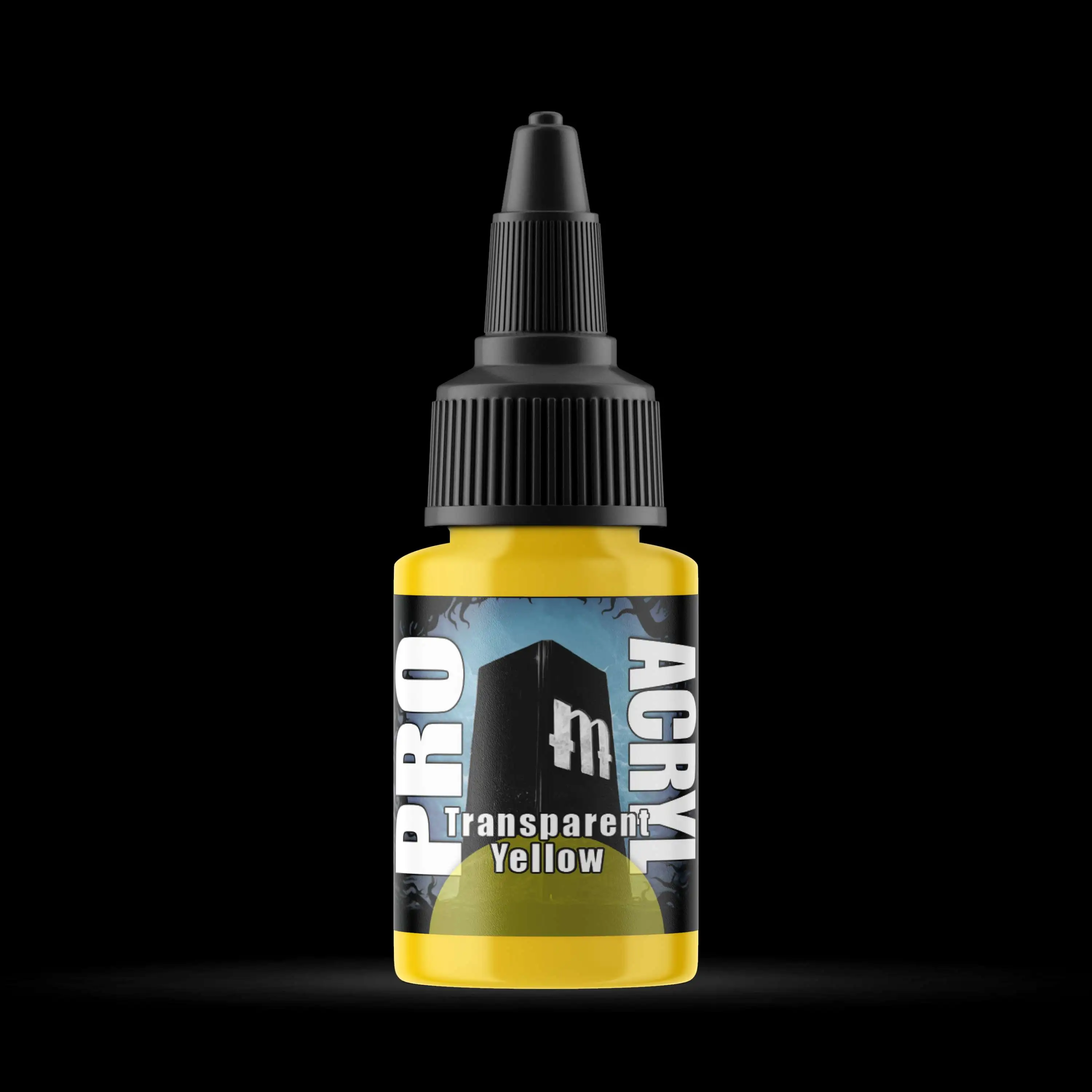 Monument Hobbies Pro Acryl Transparent Yellow Paint - ToyWiz