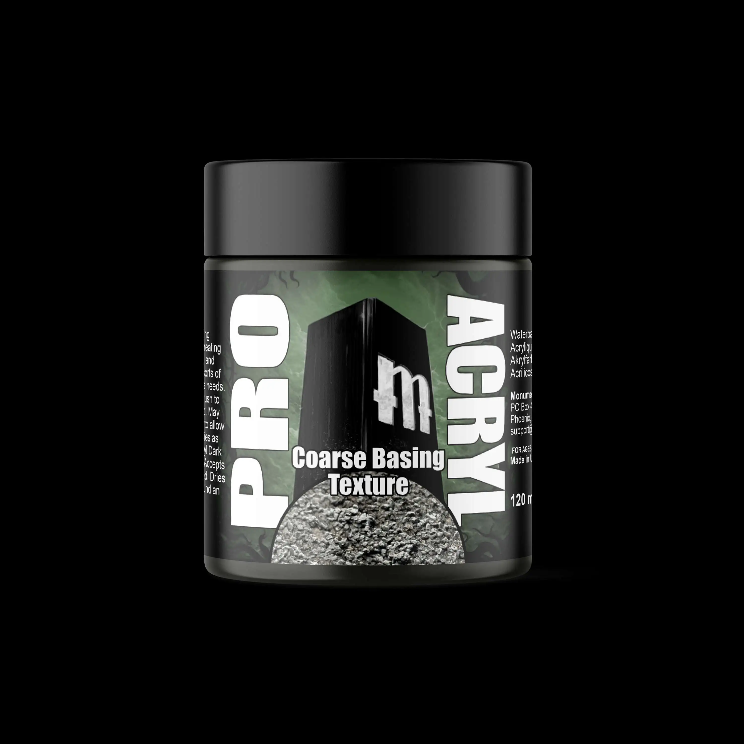 Monument Hobbies Pro Acryl Grey Earth Basing Texture Coarse - ToyWiz