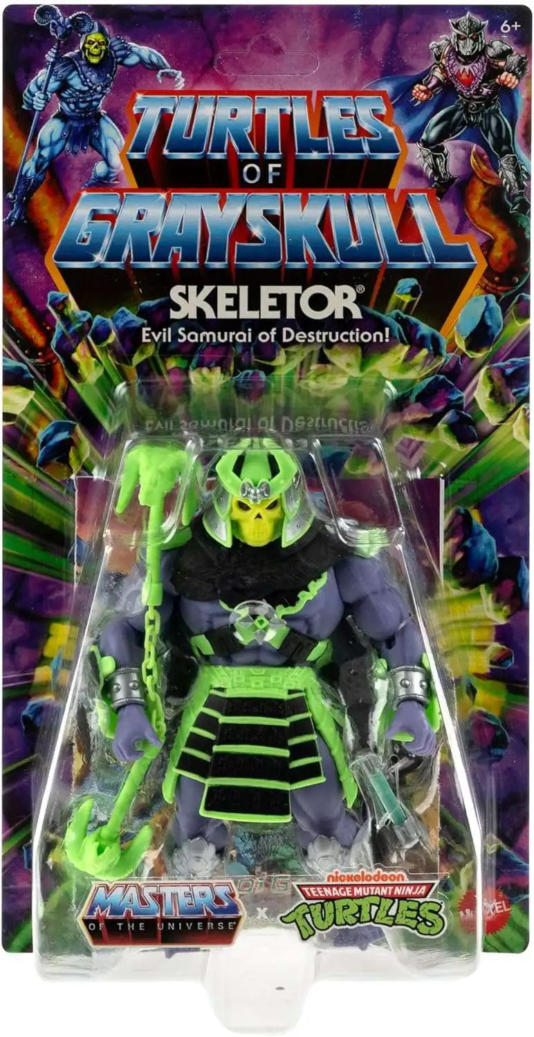 Masters of the Universe Turtles of Grayskull Origins Skeletor 5.5 ...