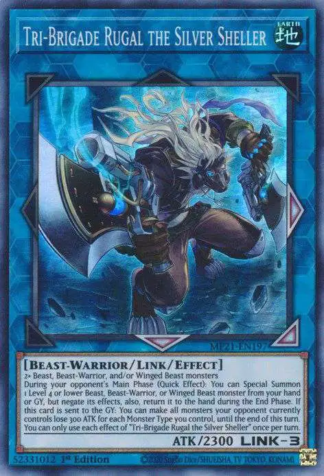 YuGiOh 2021 Tin of Ancient Battles Single Card Super Rare Tri-Brigade ...