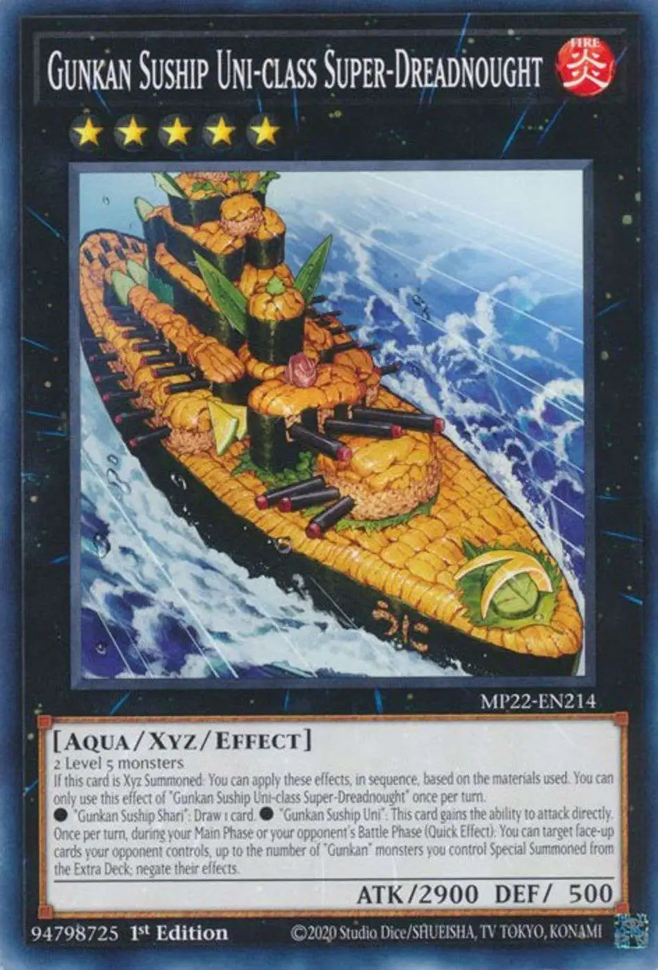 YuGiOh 2022 Tin of the Pharaohs Gods Single Card Common Gunkan Suship Uni-class Super ...