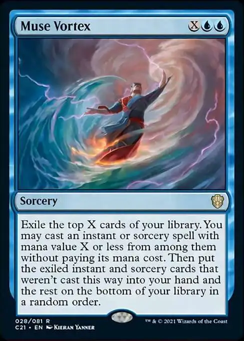 Magic The Gathering Commander 2021 Single Card Rare Muse Vortex 28 - ToyWiz
