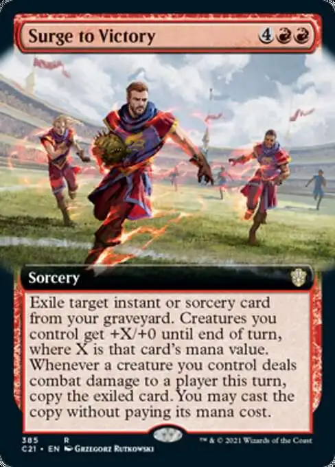 Magic The Gathering Commander 2021 Single Card Rare Surge to Victory ...
