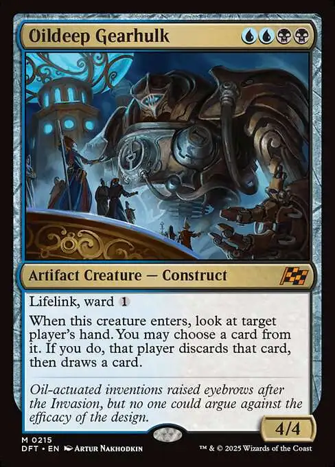 Magic The Gathering Aetherdrift Single Card Mythic Rare Oildeep ...