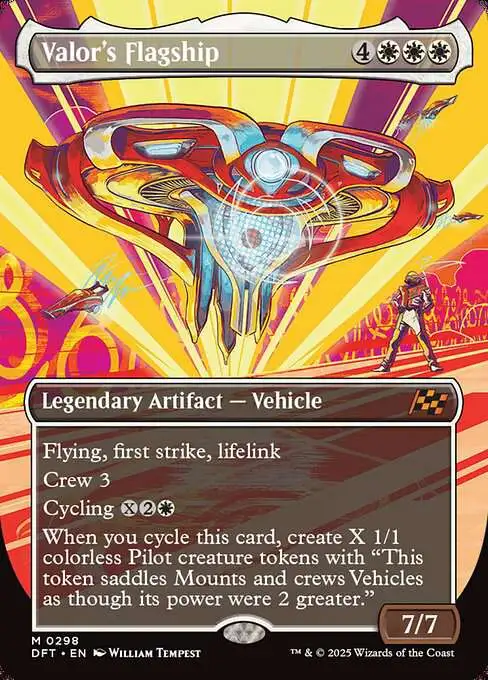 Magic The Gathering Aetherdrift Single Card Mythic Rare Valors Flagship ...