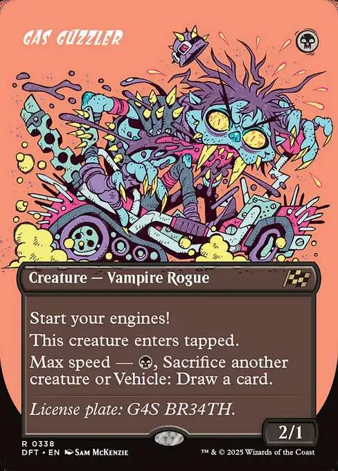 Magic The Gathering Aetherdrift Single Card Rare Gas Guzzler 338 Rude ...