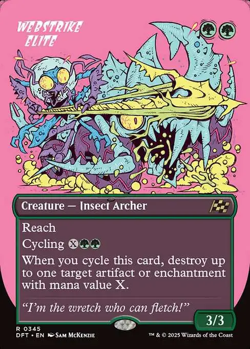 Magic The Gathering Aetherdrift Single Card Rare Webstrike Elite 345 ...