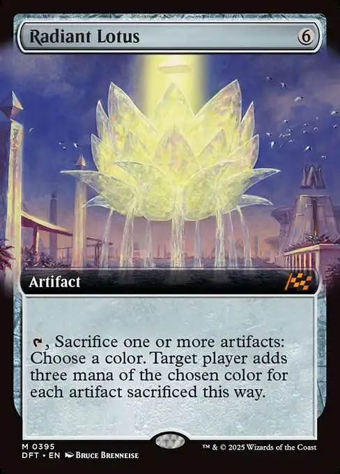 Magic The Gathering Aetherdrift Single Card Mythic Rare Radiant Lotus ...