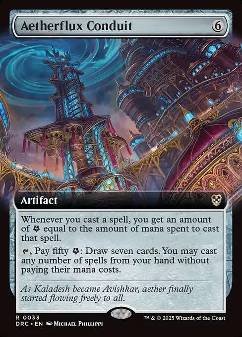 Magic The Gathering Aetherdrift Commander Single Card Rare Aetherflux ...