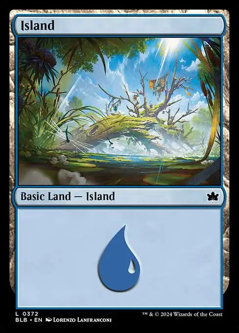 Magic The Gathering Bloomburrow Single Card Common Island 372 Deck Land ...