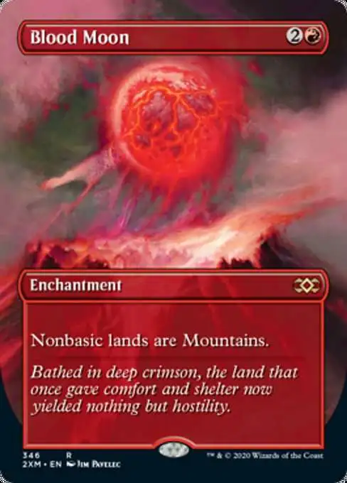 Magic The Gathering Double Masters Single Card Rare Blood Moon 346 ...