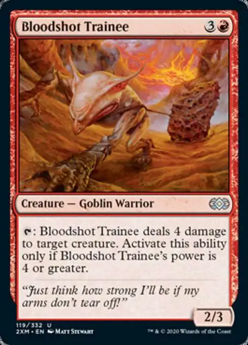 Magic The Gathering Double Masters Single Card Uncommon Bloodshot ...