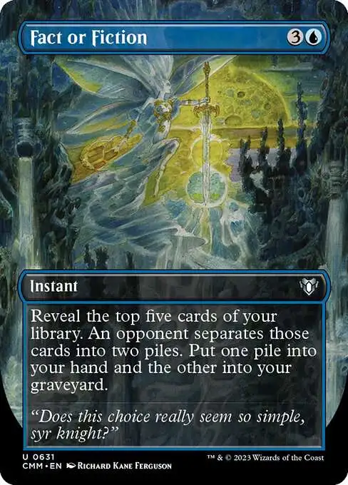 Magic The Gathering Commander Masters Single Card Uncommon Fact or ...