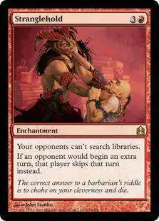 Magic The Gathering Commander Single Card Rare Stranglehold 136 - ToyWiz