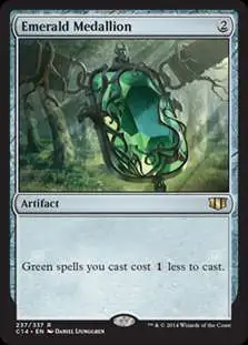 Magic The Gathering Commander 2014 Single Card Rare Emerald Medallion ...