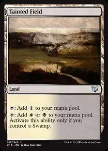 Magic The Gathering Commander 2015 Single Card Uncommon Tainted Field ...