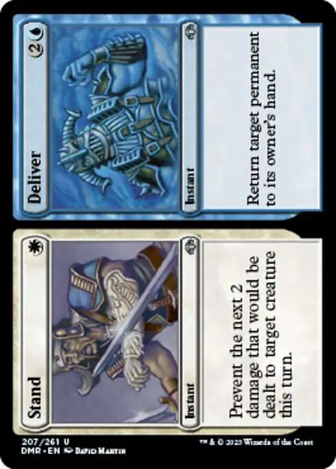 Magic The Gathering Dominaria Remastered Single Card Uncommon Stand Deliver 207 - ToyWiz
