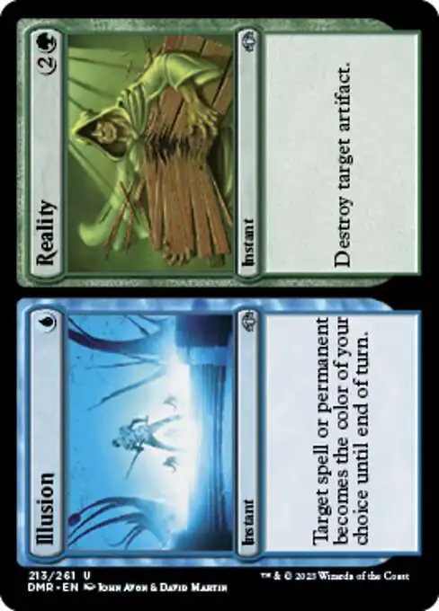Magic The Gathering Dominaria Remastered Single Card Uncommon Illusion Reality 213 - ToyWiz