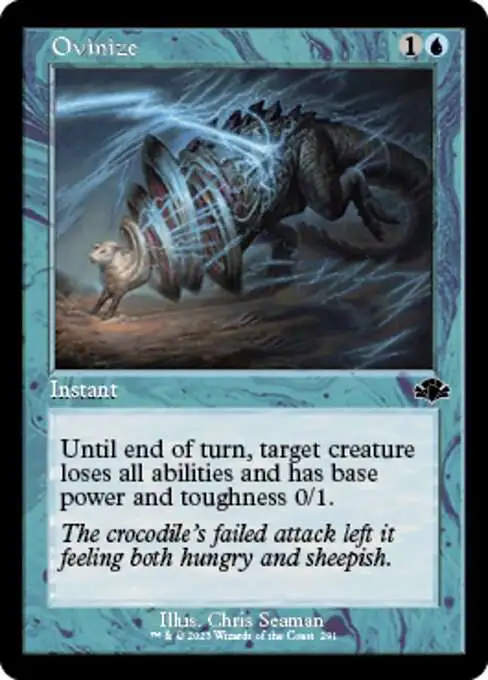 Magic The Gathering Dominaria Remastered Single Card Common Ovinize 291 Old-Frame - ToyWiz