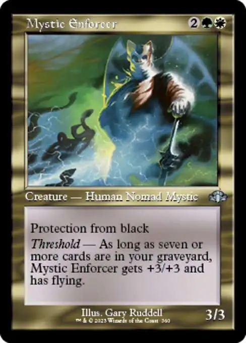 Magic The Gathering Dominaria Remastered Single Card Uncommon Mystic Enforcer 360 Old-Frame - ToyWiz