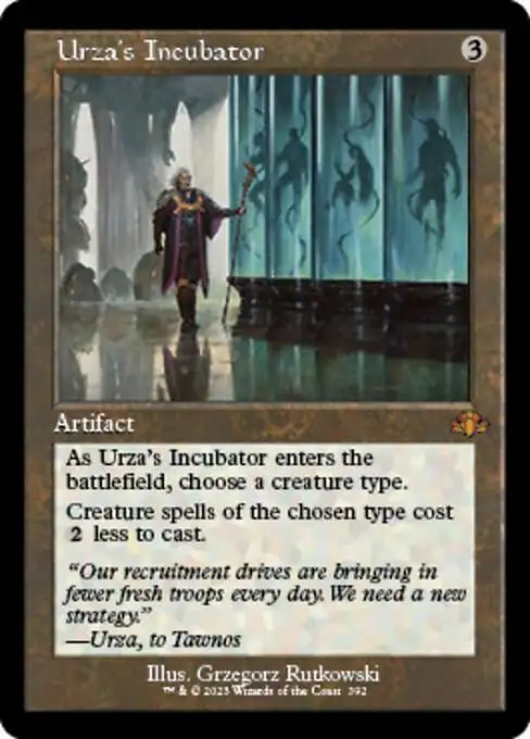 Magic The Gathering Dominaria Remastered Single Card Mythic Rare Urzas Incubator 392 Old-Frame ...
