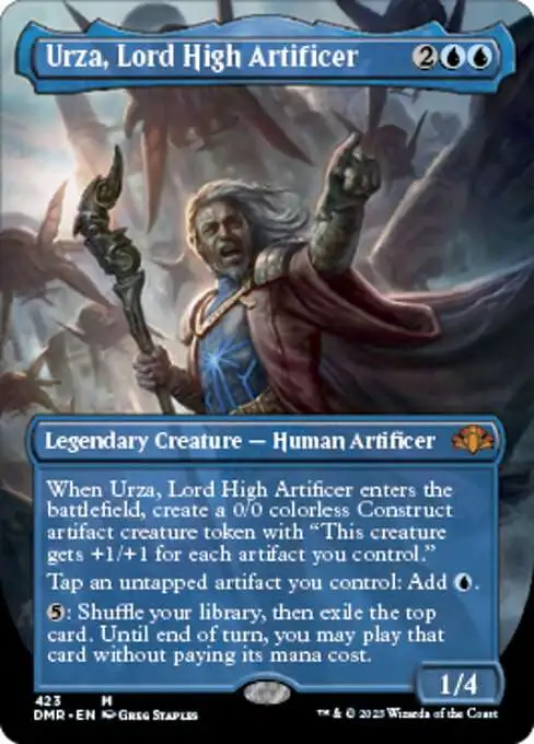 Magic The Gathering Dominaria Remastered Single Card Mythic Rare Urza, Lord High Artificer 423 ...