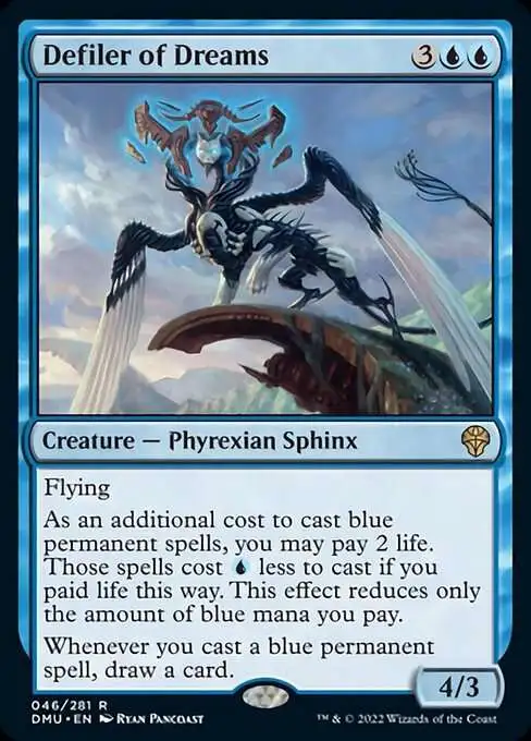 Magic The Gathering Dominaria United Single Card Rare Defiler of Dreams ...