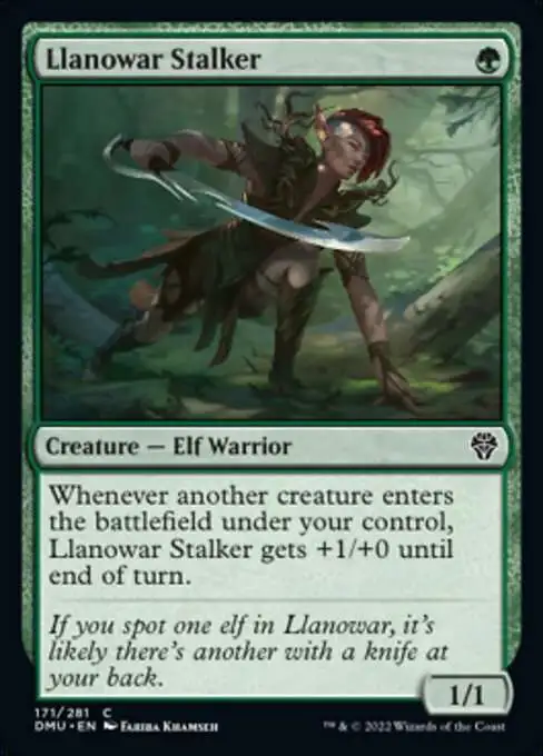Magic The Gathering Dominaria United Single Card Common Llanowar ...