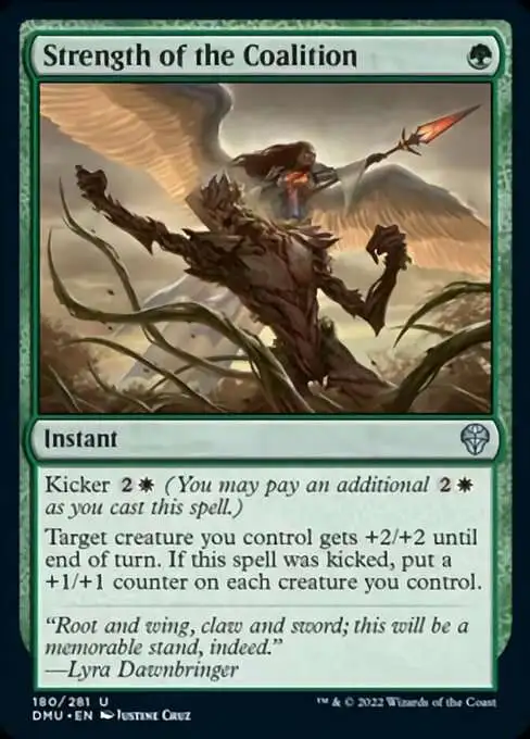 Magic The Gathering Dominaria United Single Card Uncommon Strength of the Coalition 180 - ToyWiz
