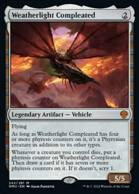 Magic The Gathering Dominaria United Single Card Mythic Rare Weatherlight Compleated 242 - ToyWiz