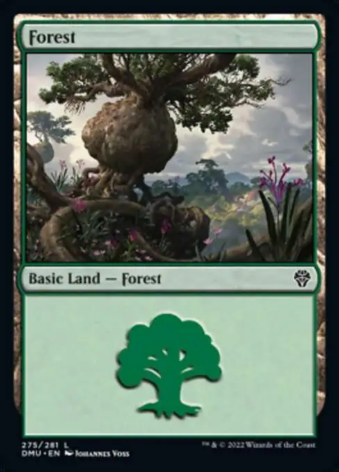 Magic The Gathering Dominaria United Single Card Common Forest 275 ...