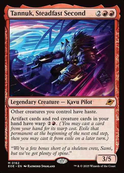 Magic The Gathering Edge of Eternities Single Card Mythic Rare Tannuk ...