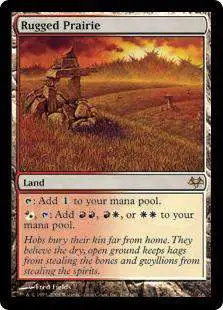 Magic The Gathering Eventide Single Card Rare Rugged Prairie 178 - ToyWiz