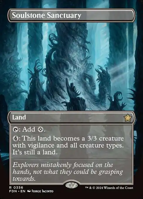 Magic The Gathering Foundations Single Card Rare Soulstone Sanctuary ...