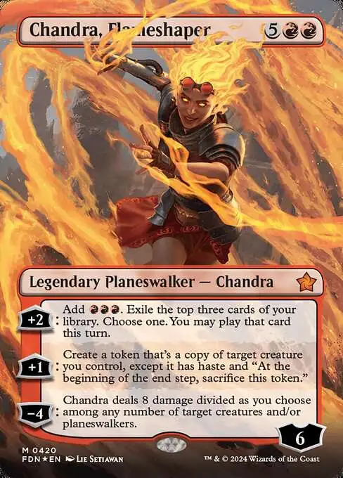 Magic The Gathering Foundations Single Card Mythic Rare Chandra ...