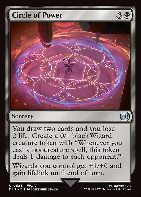 Magic The Gathering Final Fantasy Single Card Uncommon Circle of Power ...