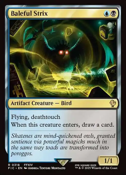 Magic The Gathering Final Fantasy Commander Single Card Rare Baleful ...