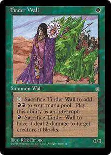 Magic The Gathering Ice Age Single Card Common Tinder Wall - ToyWiz