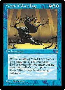 Magic The Gathering Ice Age Single Card Rare Wrath of Marit Lage - ToyWiz