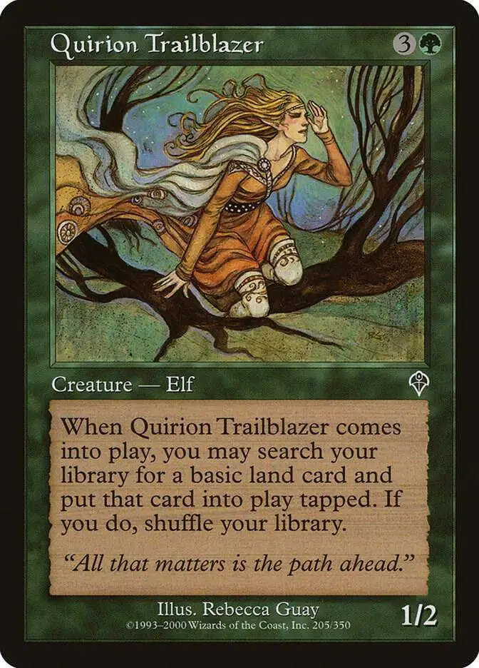 Magic The Gathering Invasion Single Card Common Quirion Trailblazer 205 ...