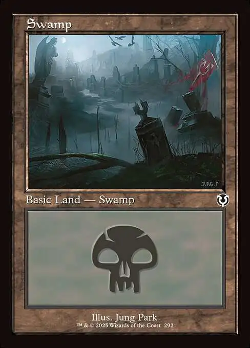 Magic The Gathering Innistrad Remastered Single Card Common Swamp 292 ...