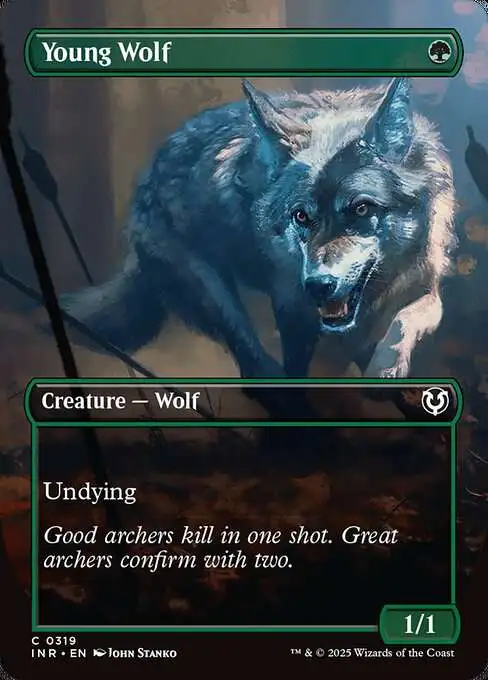 Magic The Gathering Innistrad Remastered Single Card Common Young Wolf ...