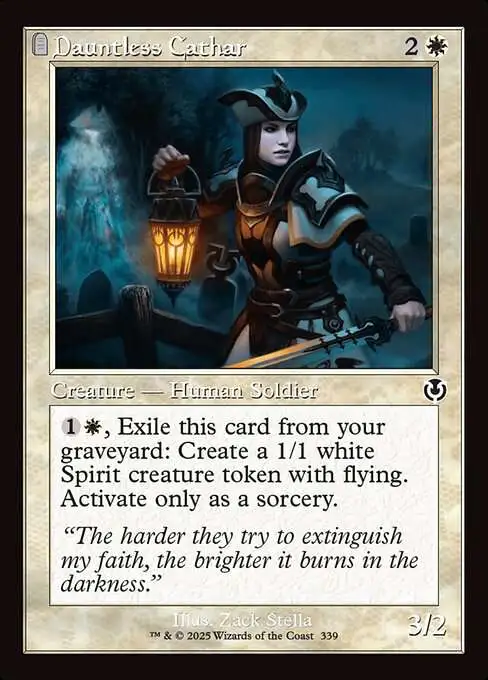 Magic The Gathering Innistrad Remastered Single Card Common Dauntless ...