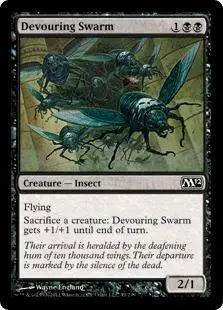 Magic The Gathering 2012 Core Set Single Card Common Devouring Swarm 91 ...